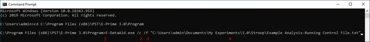 信息：使用E-DataAid.exe与命令行解释器 [25323] – E-Prime中文站点